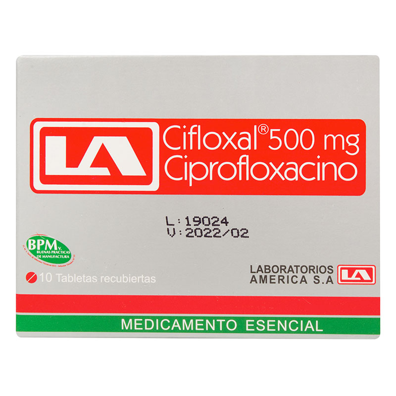 Cifloxal 500 Mg 10 Tabletas La – Droguerías Farma.com