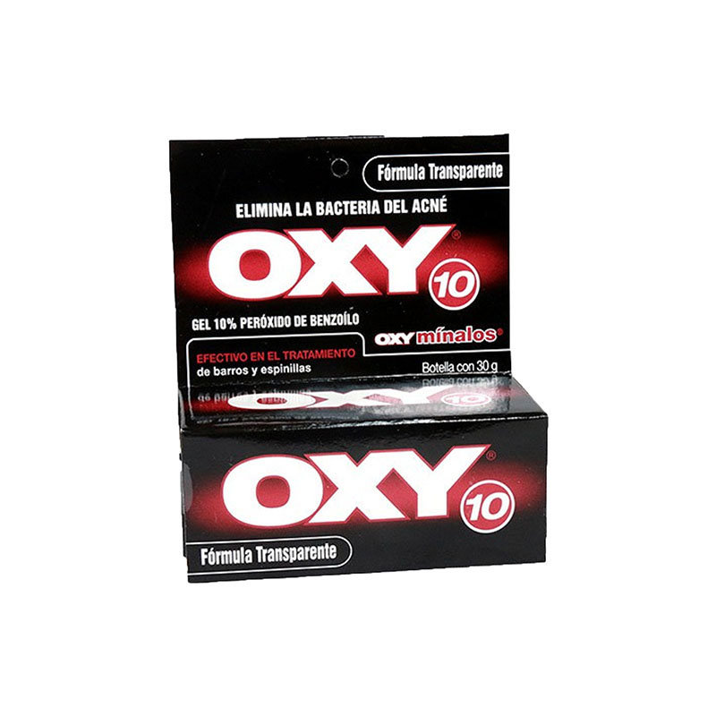 Oxy 10 Color Transparente 30 Gr – Droguerías Farma.com